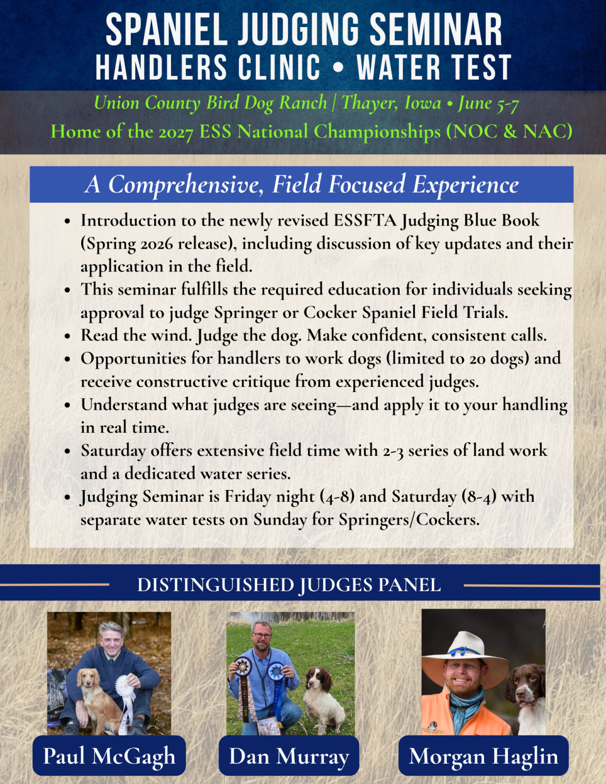 Events for May 2026 – English Springer Spaniel Field Trials